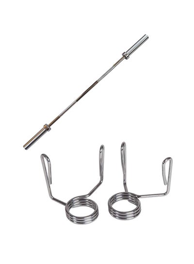 Olympic Barbell 20kg Straight Bar With Spring Collars 2.2m price in UAE ...