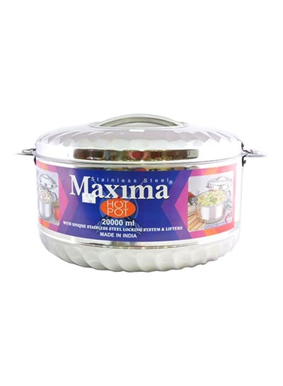 Stainless Steel Hot Pot Silver 20000ml price in Saudi Arabia | Noon ...