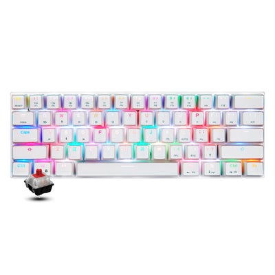 CK62 61 Keys RGB Mechanical Dual Mode Keyboard With OUTEMU Red Switches ...