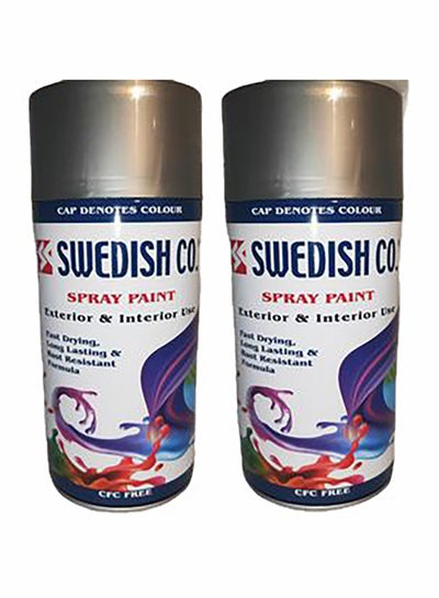 سعر 2-Piece Emirati Paint Spray Set فضي 400مل فى مصر | نون مصر | كان بكام