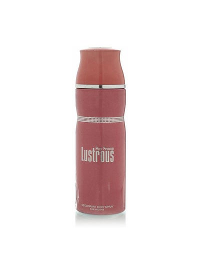 Lustrous Pour Femme Deodorant Spray 200ml price in Egypt | Noon Egypt ...