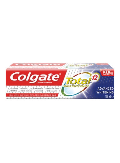 Advanced Whitening Toothpaste White 100ml price in Saudi Arabia | Noon ...