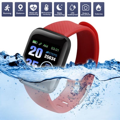 116 Plus 1.3 Inch Screen IP67 Waterproof Multi-Function Smartwatch For ...