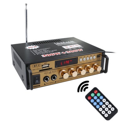 Mini 2CH LCD Display HIFI Audio Stereo Power Amplifier V6710EU_P Black ...