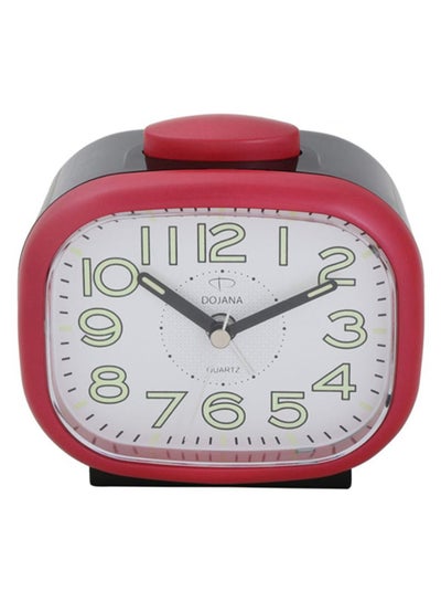 Square Shape Analog Alarm Clock Red/White/Black price in Saudi Arabia ...