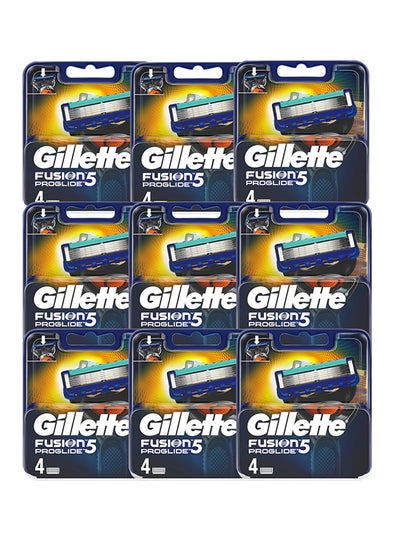Fusion Pro Glide Razor Blade Pack of 9 Multicolour 525g price in UAE ...