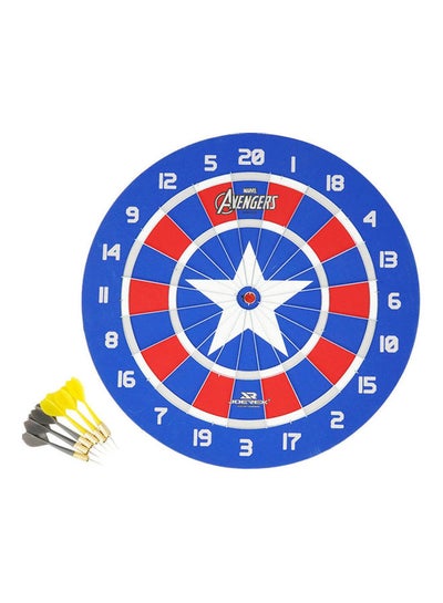 Marvel Captain America Dart Board With 6 Piece Darts 18inch price in ...