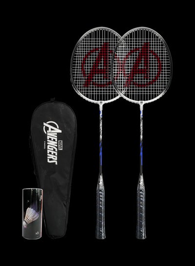 Marvel Black Panther 2 Piece Badminton Racquet 26inch price in Saudi ...