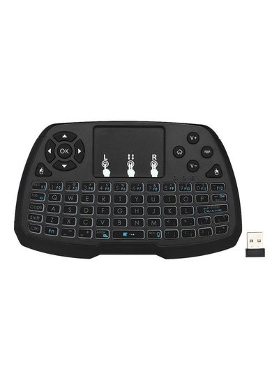 2.4G Backlit Wireless Touchpad Keyboard With Micro USB Black price in ...