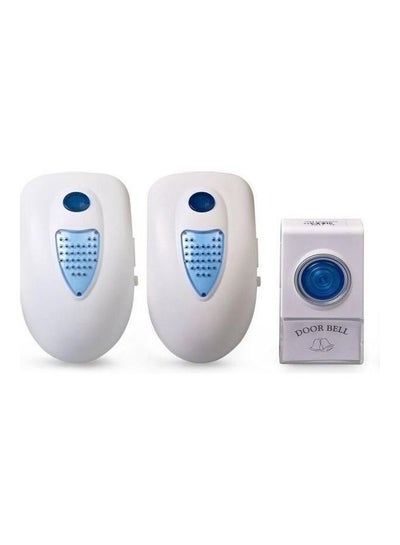 سعر جرس باب لاسلكي لجهاز الاستقبال وجهازي استقبال للتوصيل وجهاز إرسال ...