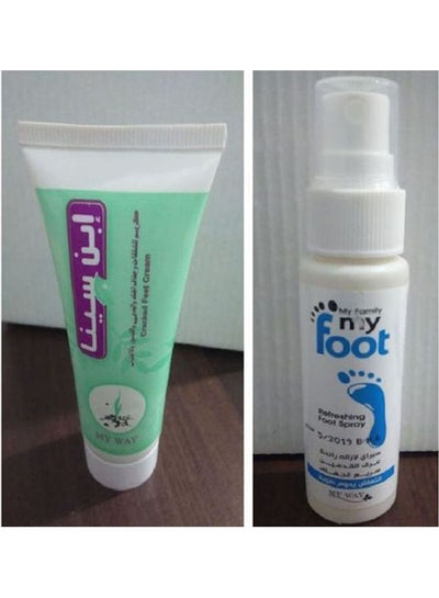 My Foot Refreshing Foot Spray + IbnSina Moisturizing Cream Multicolour ...