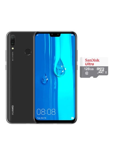 Y9 (2019) Dual SIM Midnight Black 128GB 4G LTE + SanDisk Ultra 128GB ...