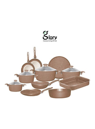 15 Pieces Set, 4 Pans + 2 Frying Pan + 28 Pizza Tray + Rectangular ...