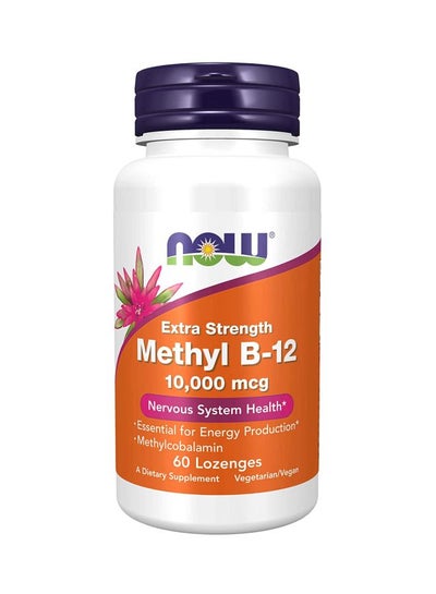 Methyl B-12 10,000 Mcg Extra Strength Dietary Supplement - 60 Lozenges ...