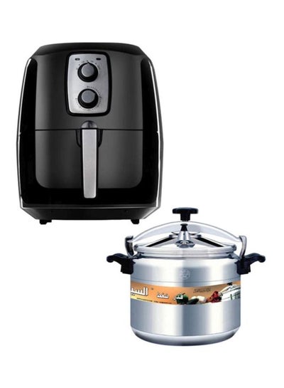 Countertop Electric Air Fryer With Aluminium Pressure Cooker 6.0 L 1800 ...