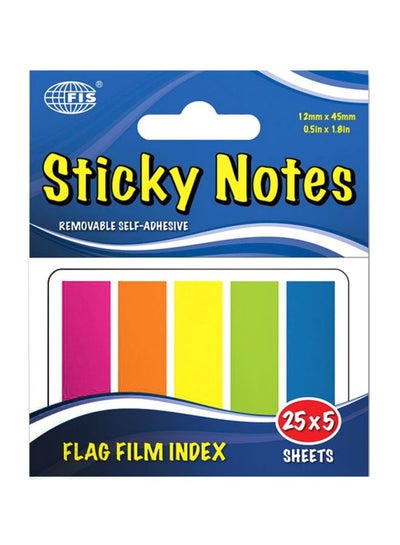5-Colour Flag Film Index Sticky Notes Multicolour price in UAE | Noon ...