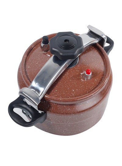 Marble Coated Non-Stick Arabic Pressure Cooker Brown/Silver/Black 7L ...