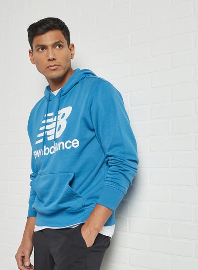 Essentials Stacked Logo Hoodie Blue price in Egypt | Noon Egypt | kanbkam