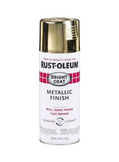Bright Coat Metallic Finish Spray Paint Gold price in UAE | Noon UAE ...