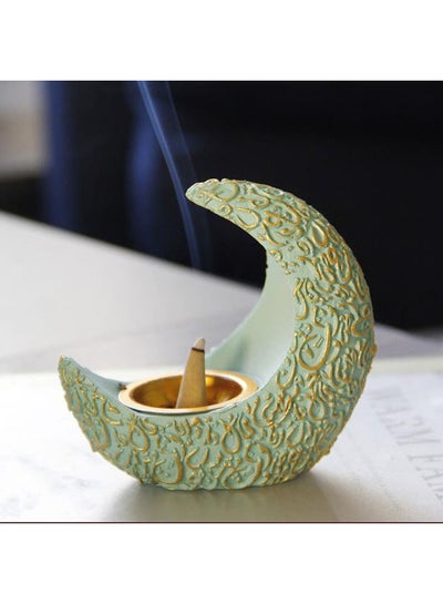 Middle East Arabian Ramadan Crescent Resin Aroma Diffuser Green/Gold 10 ...