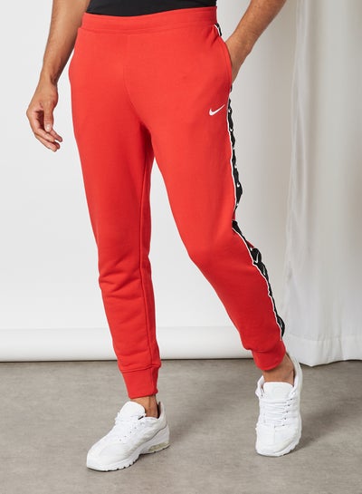 Logo Side Strip Pattern Sweatpants University Red/Black/White price in ...