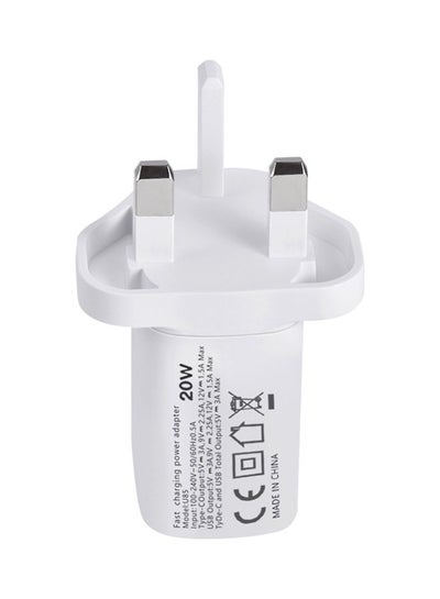 20W Portable Fast Charging Adapter White price in UAE | Noon UAE | kanbkam