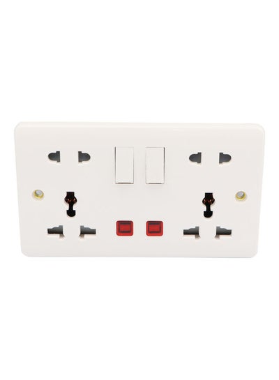Multi-Function 13A Double Socket with Neon White price in UAE | Noon UAE | kanbkam