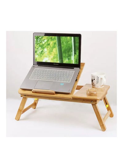 Bamboo Folding Laptop Table Beige price in Saudi Arabia | Noon Saudi ...