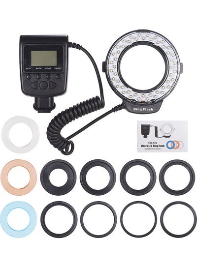 Macro LED Ring Flash Light Set Multicolour price in Saudi Arabia | Noon ...