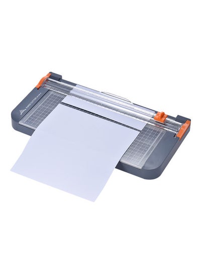 A4 Rotary Paper Cutter With Sliding Blade and Storage Box Gray price in ...