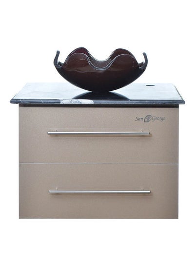 Shell Vanity Sink With Storage Cabinet Black 36x36cm price in Egypt ...