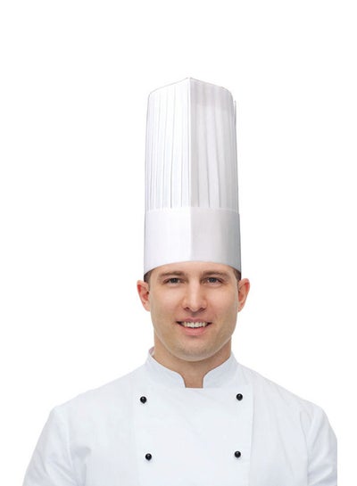 10-Piece Executive Chef Hat White 19.5cm price in UAE | Noon UAE | kanbkam