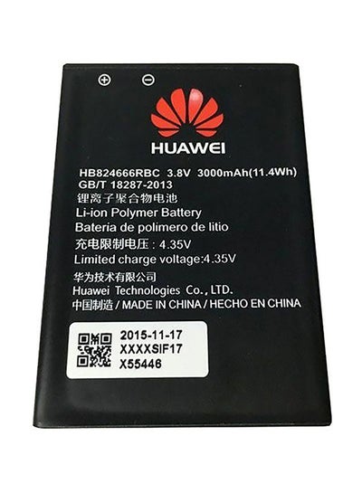 3000 mAh Replacement Battery For Huawei Routers Hb824666Rbc Black price ...