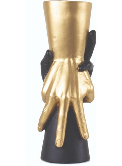 Masterpiece Knit Hands Gold/Black 29 x 9cm price in Saudi Arabia | Noon ...