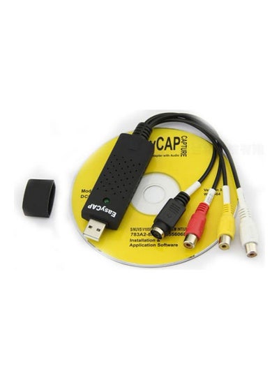 Usb 2.0 Easy Cap Dc60 Tv Dvd Vhs Video Capture Audio Av Capture ...
