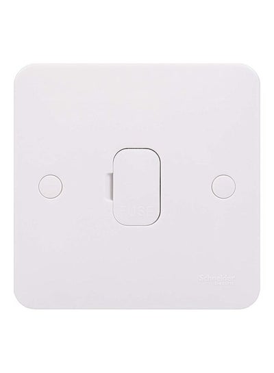 Lisse Moulded Unswitched Single Fused Connection Unit, 13A White price ...