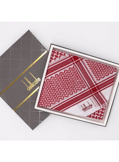 Classic Design Shemagh Red/White price in Saudi Arabia | Noon Saudi ...