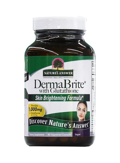 DermaBrite With Glutathione, 60 Vegetarian Capsules price in UAE | Noon ...