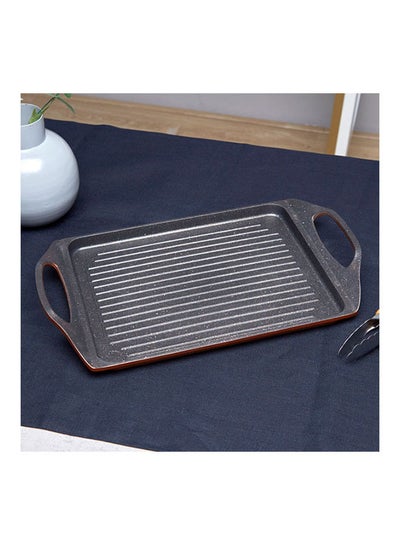 Infinity Chef Rectangular Grilling Plate Silver price in Egypt | Noon ...