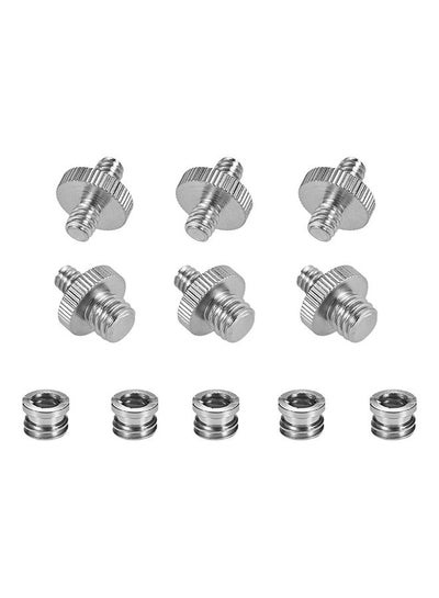 11-Piece Threaded Screw Adapter Mount Set Silver price in Saudi Arabia ...