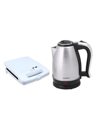 Electric Kettle With Countertop Grill Sandwich Maker 1.8 L 1500 W ...