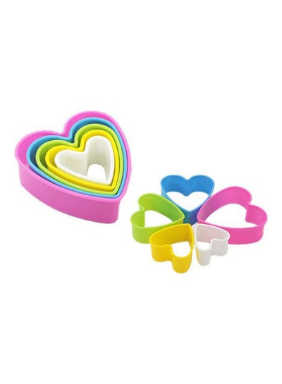 Plastic Cookie Cutter Mold Set- Multi-Size Biscuit Cutters- Colors ...