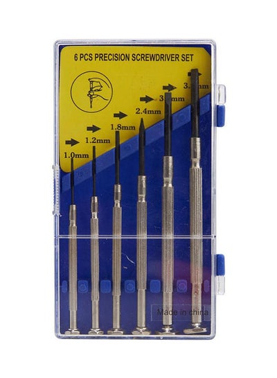 سعر 6-Piece Precision Screwdriver Set Silver فى مصر | نون مصر | كان بكام