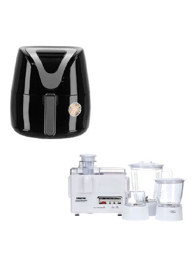 4-In-1 Multi-Function Food Processor With Digital Air Fryer 1.6 L 500 W ...
