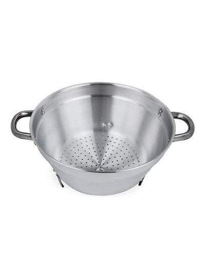 سعر Aluminum Strainer With Legs, Stainless Steel Handle 3 Layers silver ...