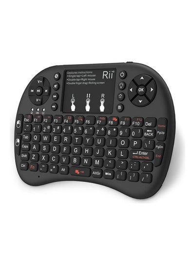 سعر Wireless Bluetooth Backlight Touchpad Keyboard أسود فى السعودية ...