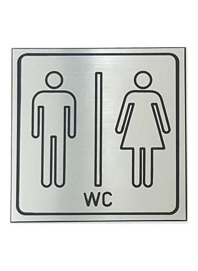سعر Wc Sign (Ladies & Men) Silver فى مصر | نون مصر | كان بكام