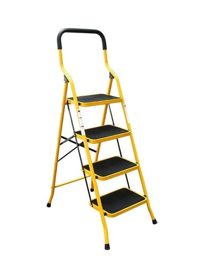 4-Steps Foldable Ladder Yellow/Black 147x81x53cm price in UAE | Noon ...