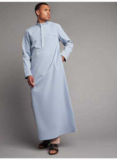 Comfortable Modest Kandora Blue price in Saudi Arabia | Noon Saudi ...