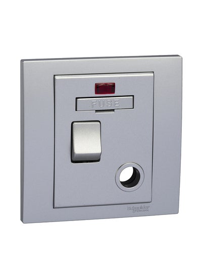 13A 250V Switched Fuse Mechanism Unit With Neon Silver 87x35x87mm price ...